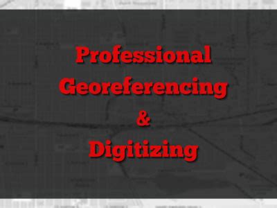 GIS Spatial Maps Raster Vector Data Digitize Georeference Attributes Upwork