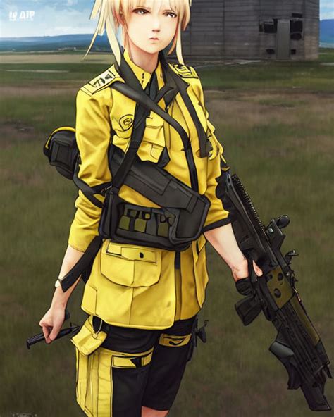 Female Anime Soldier Girl By Acracia Ancap On Deviantart