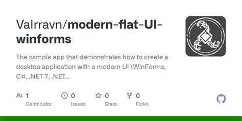 Github Valrravnmodern Flat Ui Winforms The Sample App That