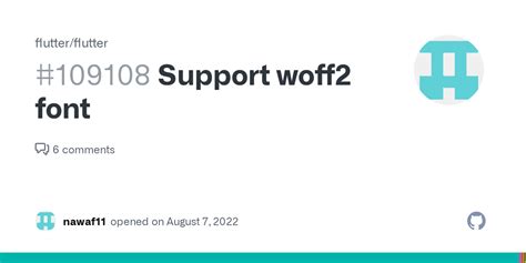 Support Woff Font Issue Flutter Flutter Github