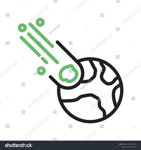 Impact Icon Vector Image Can Be Stock Vector Royalty Free 2180317719