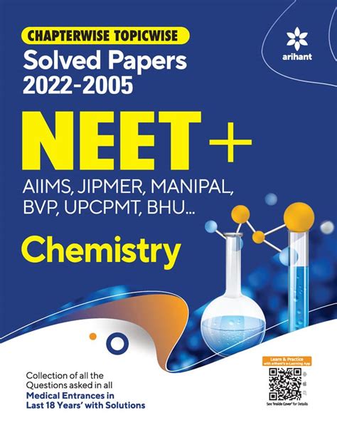 Buy Chapterwise Topicwise Solved Papers Chemistry For NEET AIMS JIPMER MANIPAL BVP