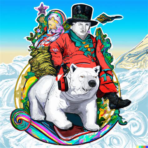 Polar Bear Smoking So Much Weed In The Arctic Wilderness Rderpe2