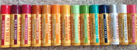 I Showcase Every Flavor Of Burts Bees Lip Balm On The Market R