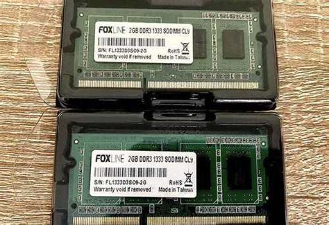 Оперативная память Ddr3 4gb 1333 Sodimm Cl9 Санкт Петербург