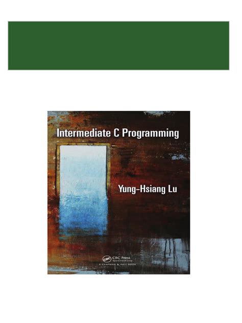 Full Download Intermediate C Programming 1th Pdf Docx Pdf Project