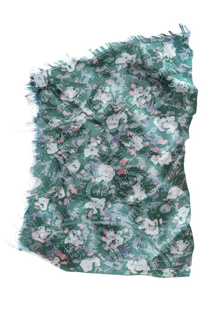 Premium Photo Fabric Sample Isolated