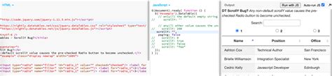 why does a non default value for `scrolly` cause unchecking of a pre