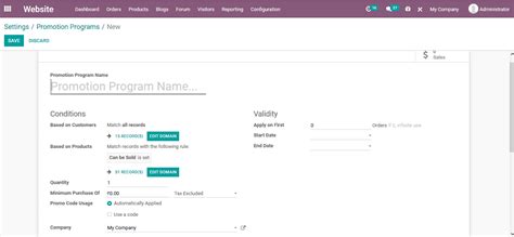 Odoo ECommerce