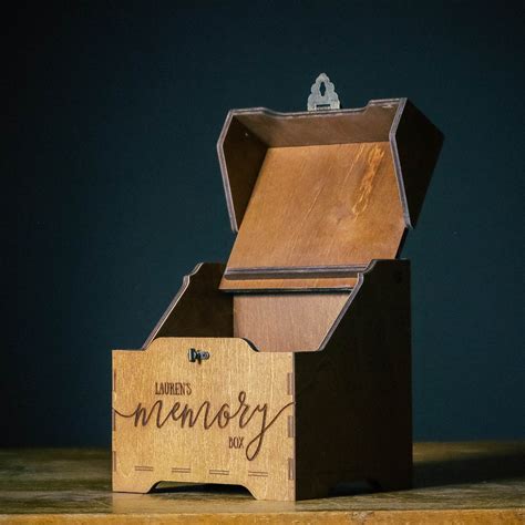 Personalized Wooden Keepsake Box Custom Memory Box Customcraftua