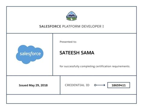 Certified Salesforce Platform Developer I From Today Since I Have Already Certified Salesforce