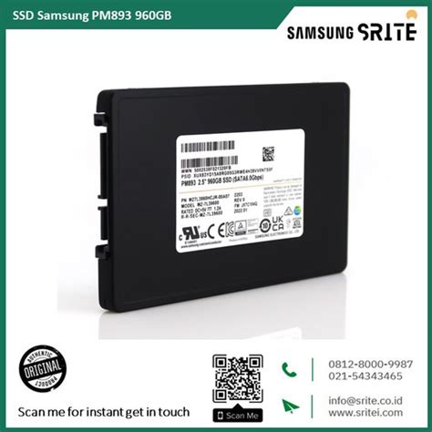 Jual SSD Samsung PM893 960GB SATA Enterprise Server - Jakarta Barat ...