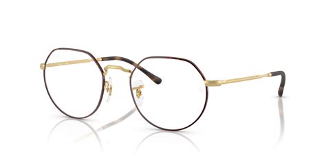 Jack Optics Les Lunettes De Vue Poli Havane Mat Sur Or Arista Mat Avec