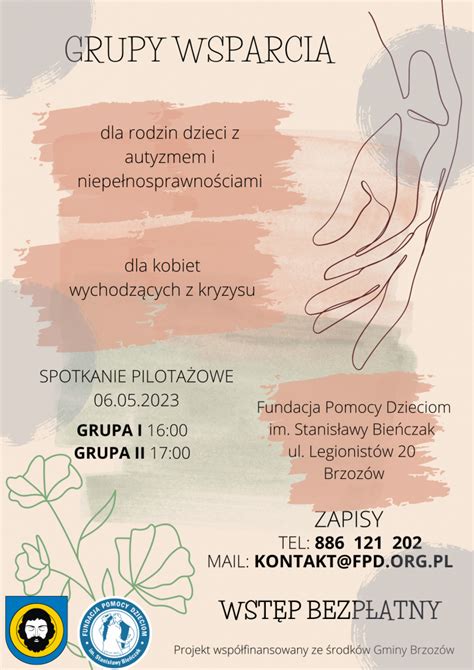 Zaproszenie do grup wsparcia dla rodzin dzieci z autyzmem i niepełnosprawnościami oraz dla