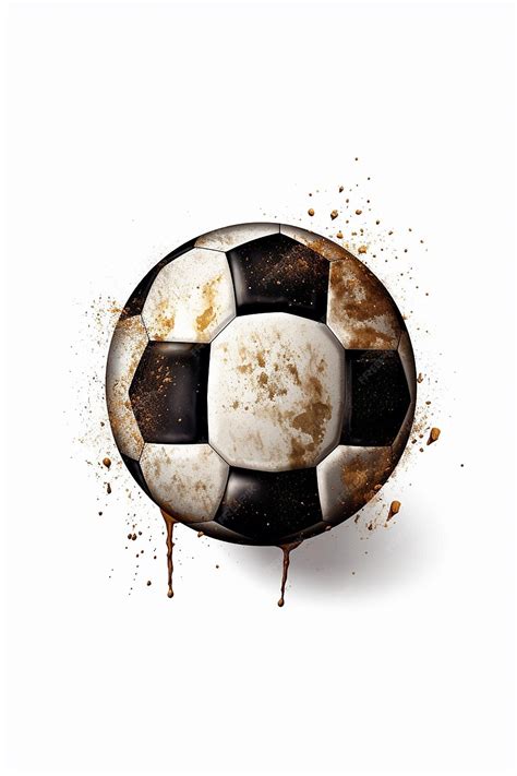 Premium AI Image | Vintage Soccer Ball An UltraDetailed Look