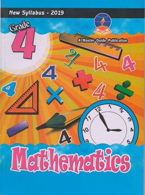 Grade 4 Mathematics English Medium Master Guide Mathematics