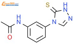 N 3 3 sulfanyl 4H 1 2 4 triazol 4 yl phenyl acetamide 167219 58 1 湖北省
