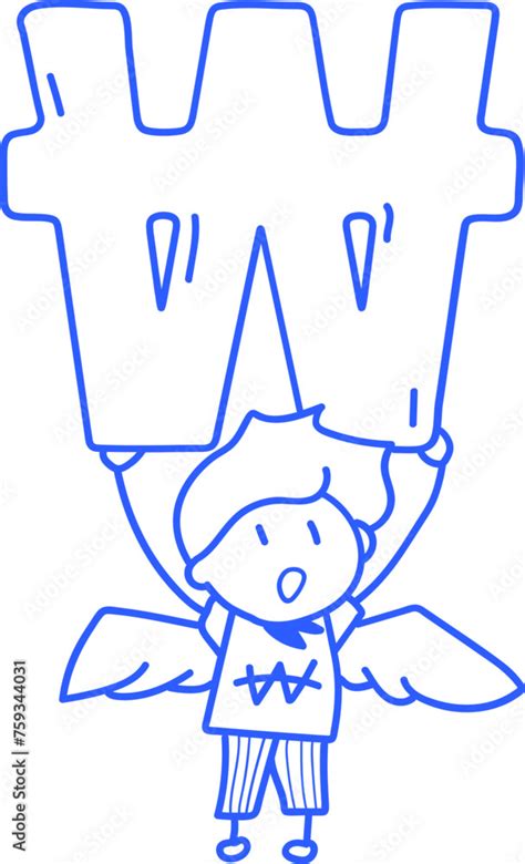 손으로 그린 학교 학생 선생님 라인 일러스트 Stock Vector Adobe Stock