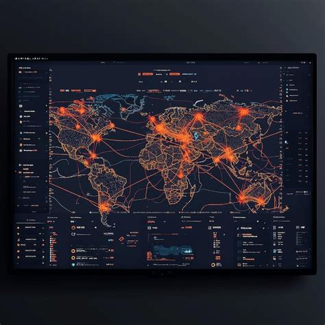 A Shipping Logistics Dashboard Showing Realtime Tracking Of Deliveries Across Different Regions