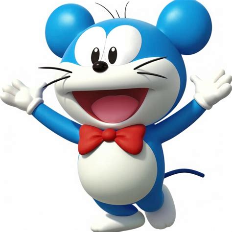 Premium Photo Cartoon Image Of Doraemon White Background