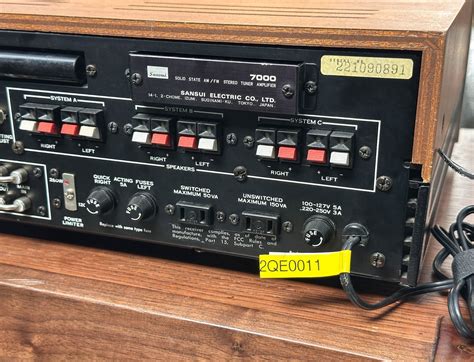 Sansui 7000 Vintage Stereo Receiver Fully Restored Classic 1 Year Warranty Hqaudios
