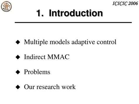 Ppt Multiple Models Adaptive Decoupling Controller Using Dimension By