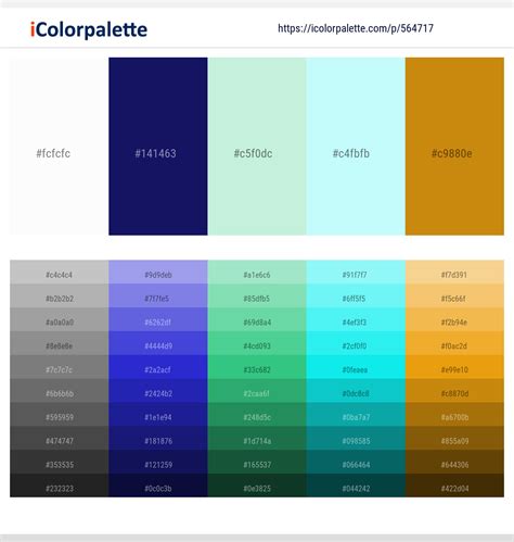 510 Latest Color Schemes With Meteor Color Tone Combinations 2024