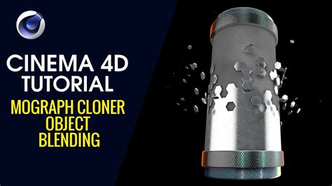 Mograph Cloner Object Blending Cinema4d Tutorial Youtube