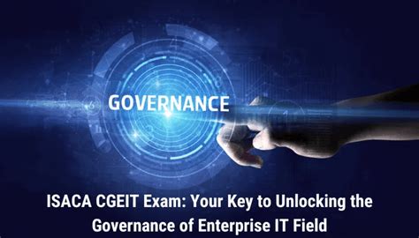 Isaca Cgeit Certification Your Fast Track To High Paying Jobs