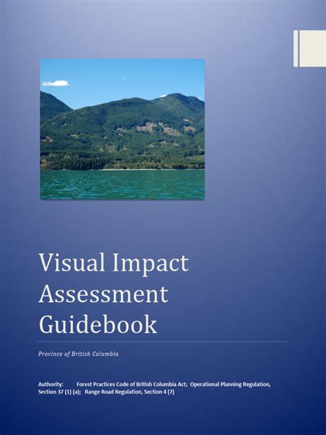 Visual Impact Assessment Guidebook Pdf Shape Simulation