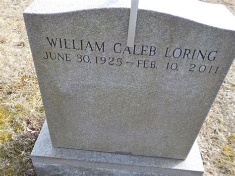 William Caleb Loring 1925 2011 Find A Grave Memorial