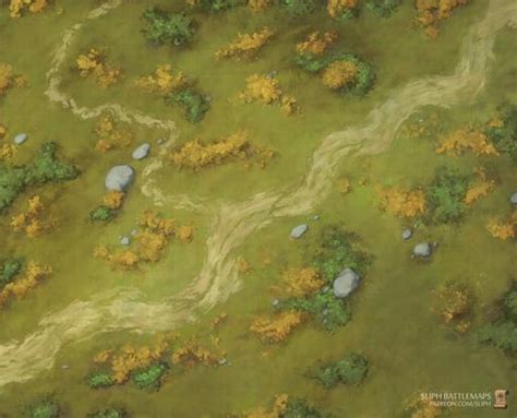 Grasslands And Cabins Battlemaps Roll20 Marketplace Digital Goods