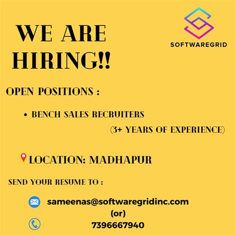 Sameena Sheikh On Linkedin Jobalerts Hiring Sales Experience