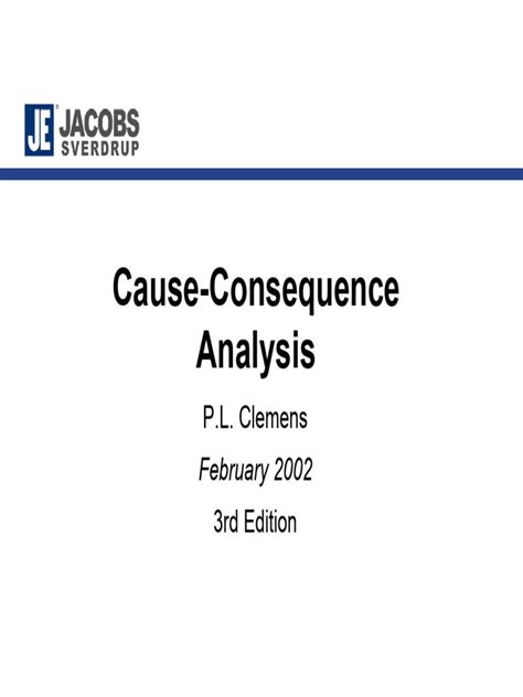 0 Cause Consequence Analysis Pdf Safety