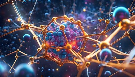 3d Rendering Of Molecular Compounds Scientific And Molecular Research