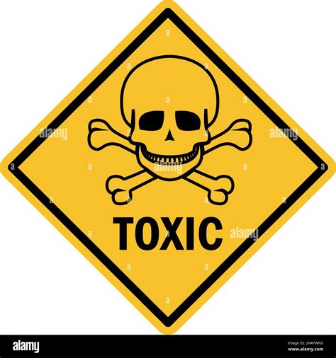 Warning Toxic Hazard Sign Signs 2 Safety Howsafe Hazard Warning