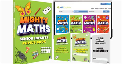 Mighty Maths Primary Maths Programme Senior Infants Gill Education