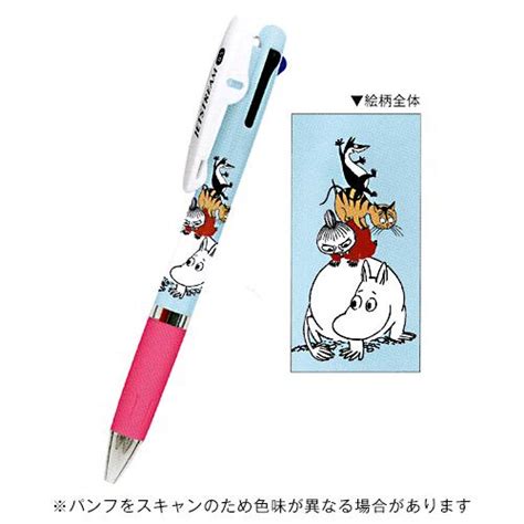 三菱鉛筆andカミオジャパンコラボ ジェットストリーム 3色ボールペン ムーミン背比べ Jetstream 304747 文具マルシェ