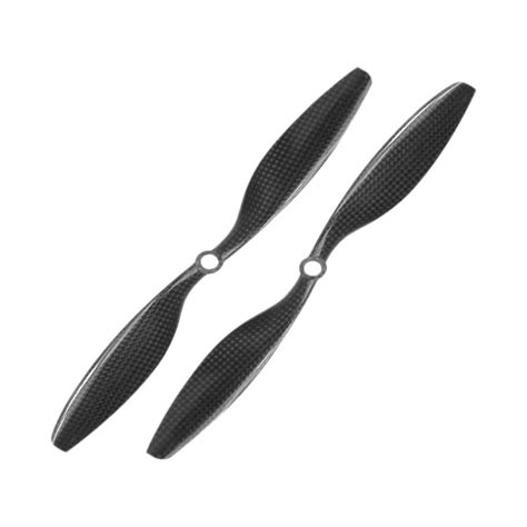 Black 10x4 5 Inch1045 Carbon Fiber Spiral Propeller Forward And Reverse