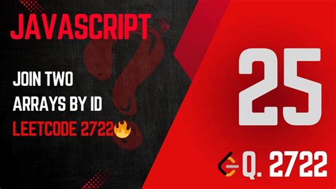2722 Join Two Arrays By Id Javascript Object Merge 🔗 Youtube