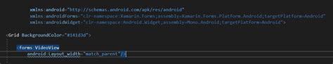 c unable to reference native android view in xamarin xaml stack