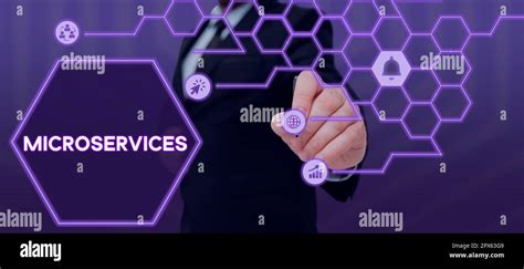 Handwriting Text Microservices Word Written On Software Development
