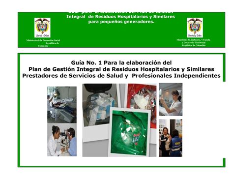 Pgirh Programa Para El Adecuado De Residuos Sólidos Hospitalarios