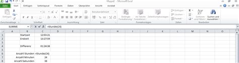 Techniker Schule Butzbach Edv Microsoft Excel Datums Und