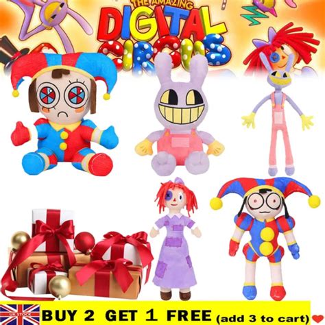 The Amazing Digital Circus Plush Toy 25cm Stuffed Pomni The Jester