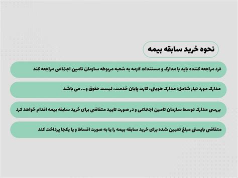 خرید سابقه بیمه تامین اجتماعی فرمول محاسبه سابقه بیمه