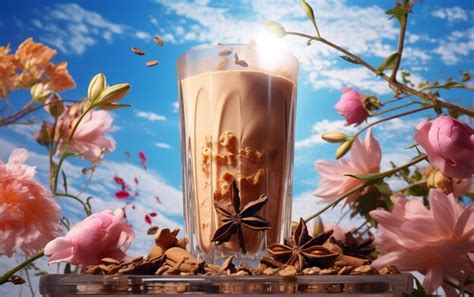 Premium AI Image Hyperrealistic Heights Surreal Tall Glass In