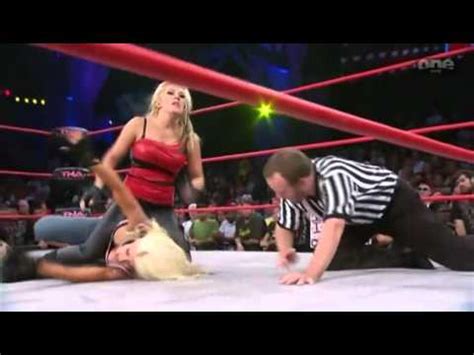 TNA Xplosion 09 15 10 Angelina Love Vs Madison Rayne YouTube