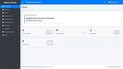 Online Faculty Evaluation System Using Php And Mysql