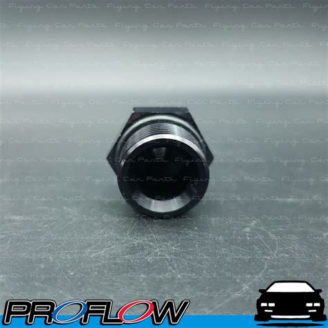 Proflow Male Metric M22x15 To Male An 4 4an Fitting Adapter Black